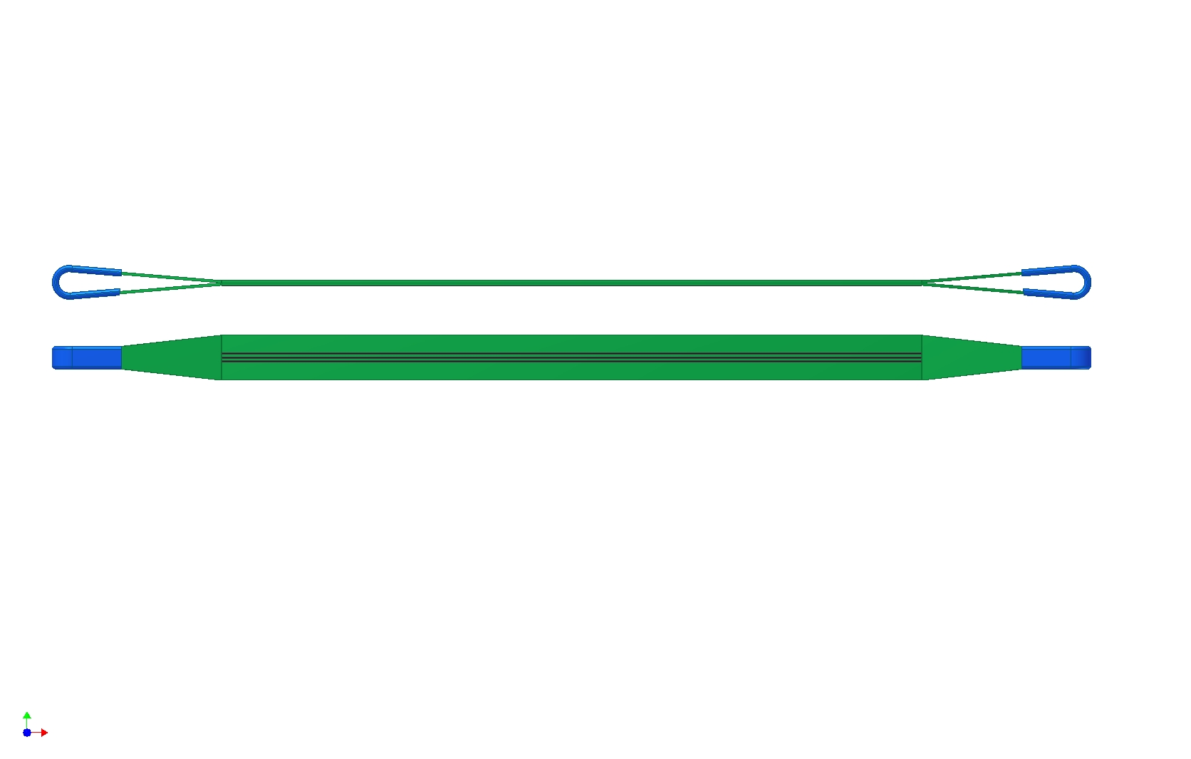 Lifting slings with loops DTF 400 - four layer | PTEAM d.o.o.